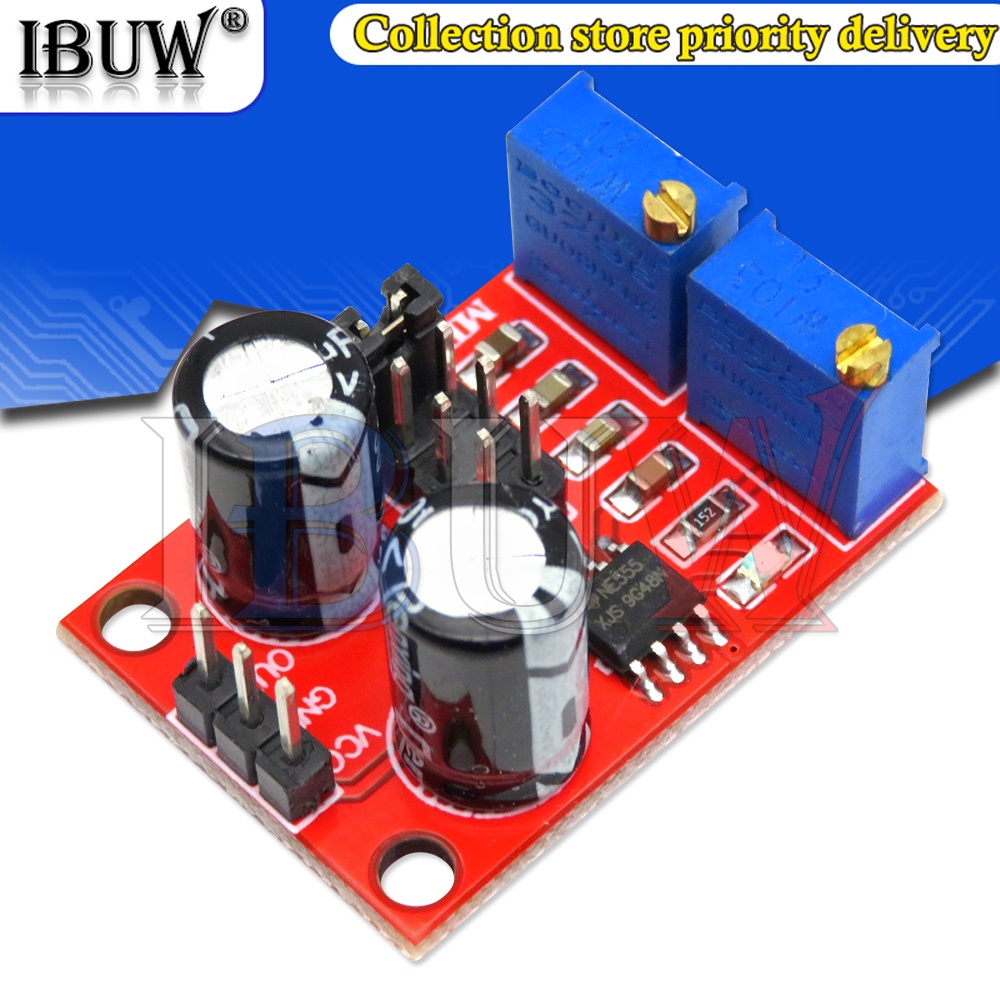 1PCS NE555 Pulse Frequency Adjustable Duty Cycle Square Modules ...