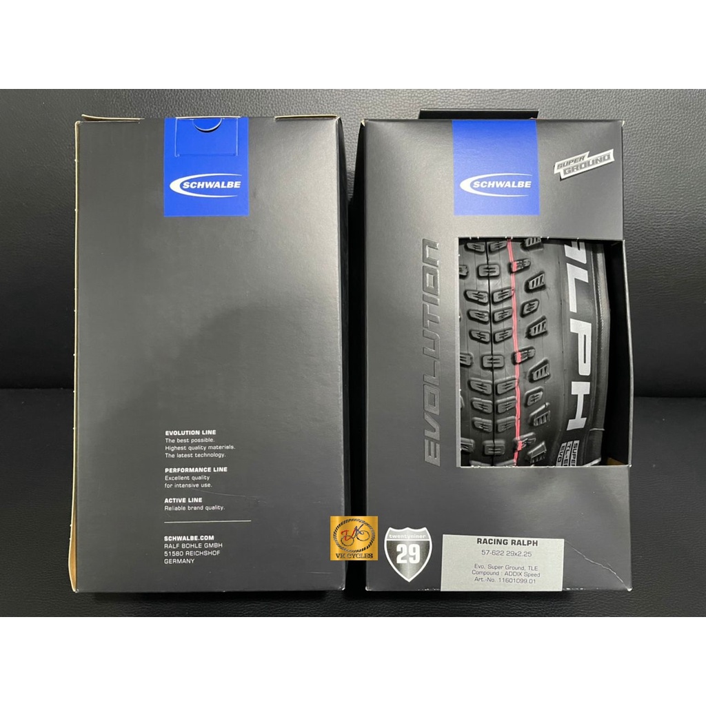 SCHWALBE RACING RALPH TIRE 29X2.25 EVO S.GROUP TLB ADDIX SPEED 11601099 ...