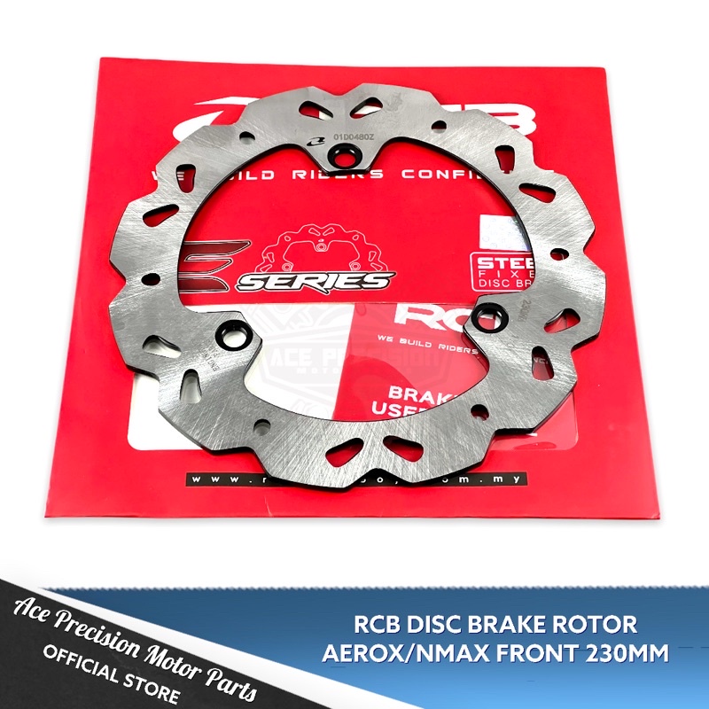 RCB DISC BRAKE ROTOR AEROX/NMAX E-SERIES STEEL 230MM | Shopee Philippines