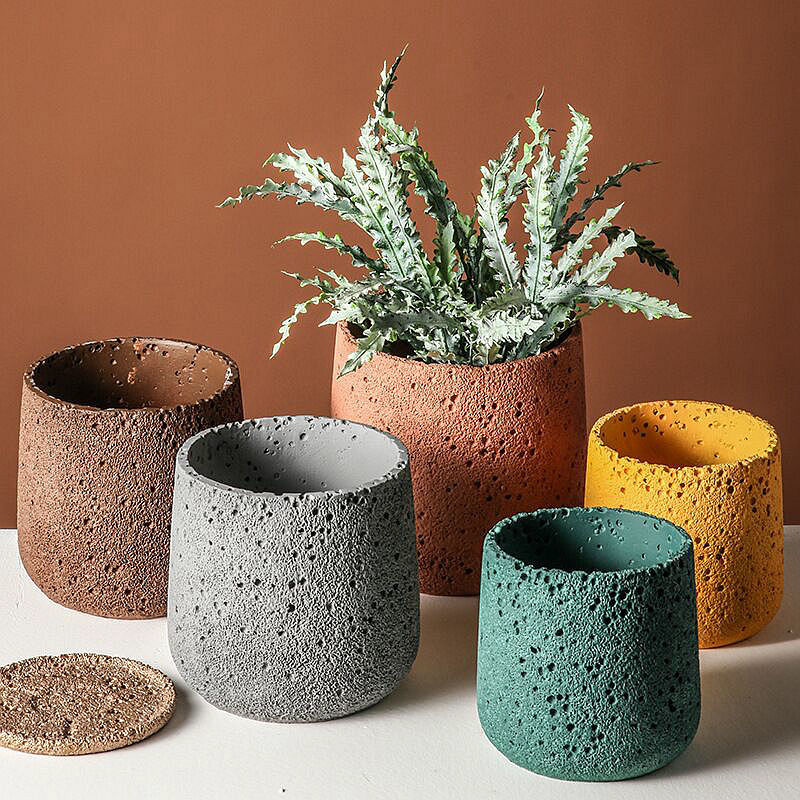 Nordic Creative Ceramic Plant Flowerpot Flower Pot / outdoor gardening ...