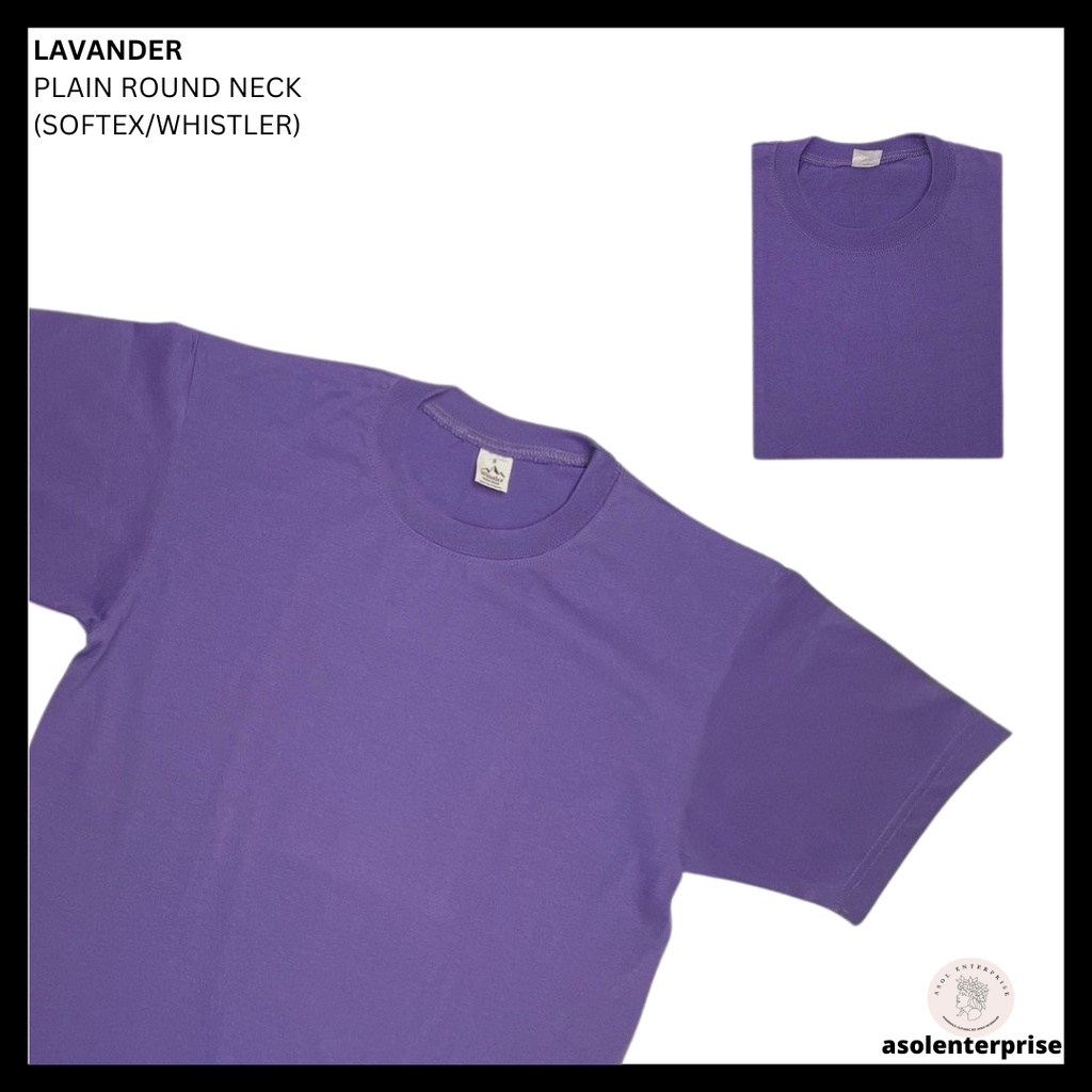 Softex Whistler | ADULT Plain Round Neck Shirt | Black Gray Brown White ...