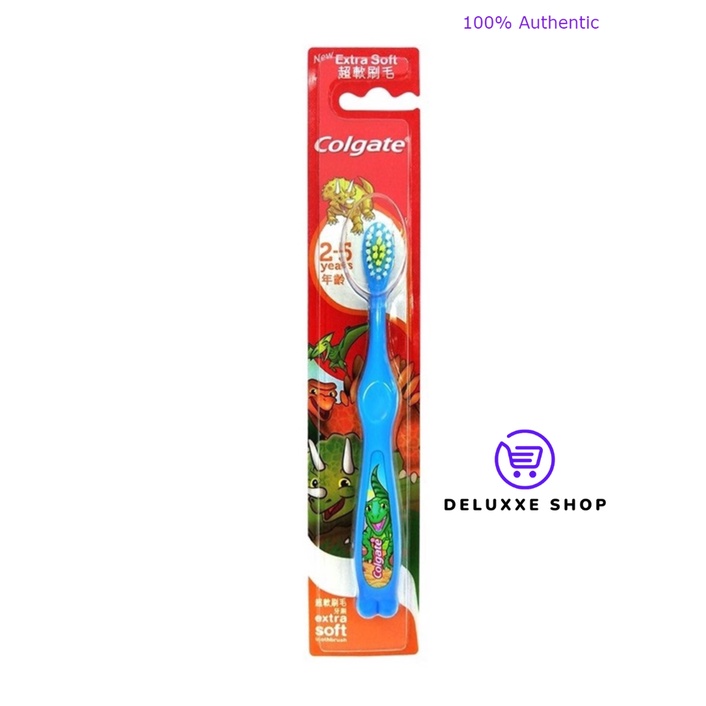 Colgate Kids Dinosaur Toothbrush 2-5 Years (Extra Soft) | Shopee ...