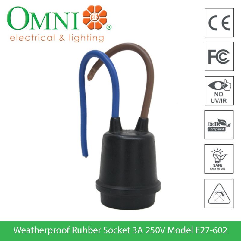 OMNI WATERPROOF RUBBER SOCKET ORIGINAL E27-602 (SOLD PER PIECE ...