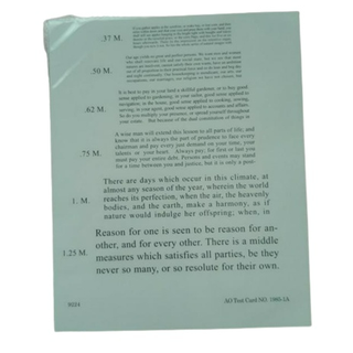 JAEGER EYE CHART / Pocket Eye Chart/ Snellen Chart | Shopee Philippines