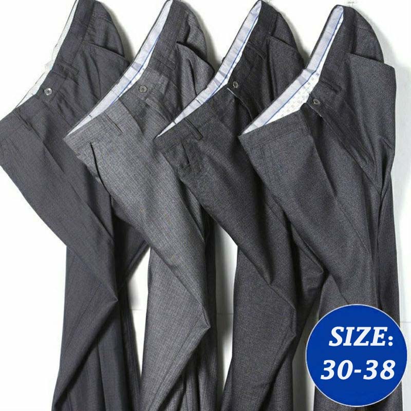 【READY STOCK】Men's Casual Pants Long Loose Straight Summer Thin ...