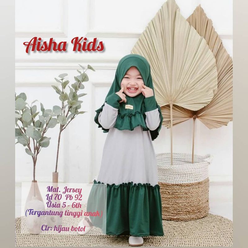 Aisha KIDS MUSLIM Clothing For Girls | Shopee Philippines