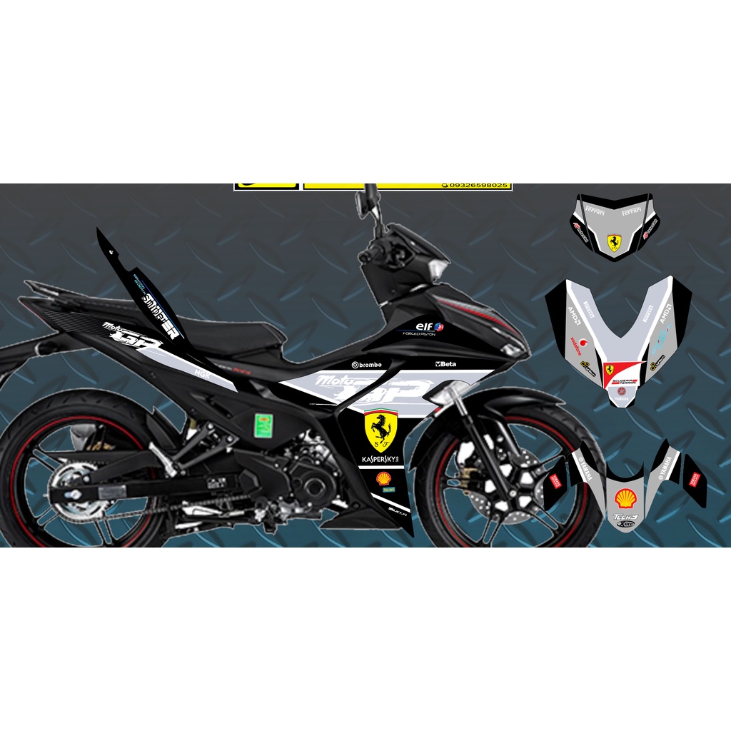 Sniper 155 Decals Laminated | Shopee Philippines