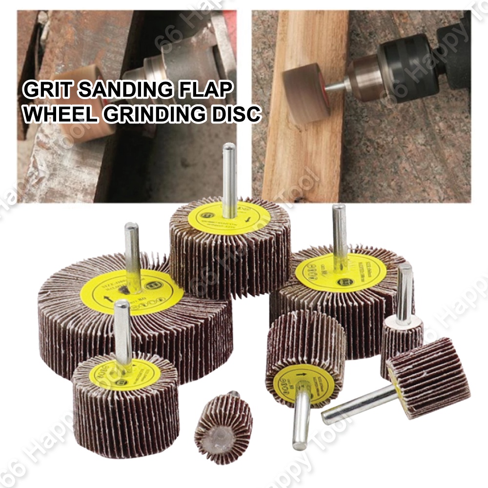 Grit Sanding Flap Wheel Abrasive Grinding Wheel Disc 25-60MM Sandpaper ...
