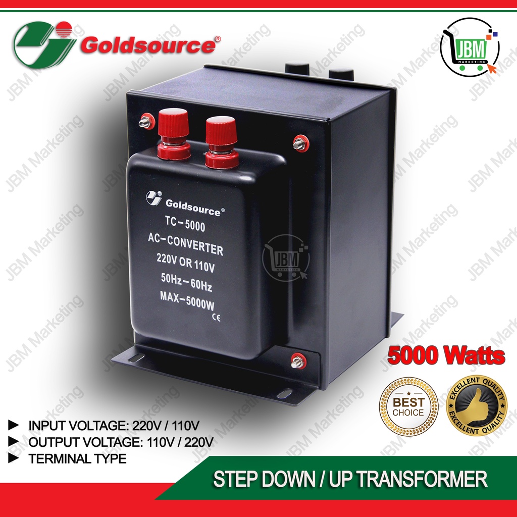 Goldsource Transformer 110v to 220v Step-up Step Down Terminal Type ...