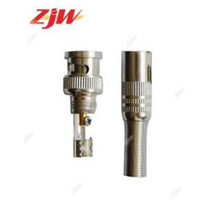 ZJW 5pcs BNC Connector (scew type) for Coaxial RG59 and RG6 Siamese ...