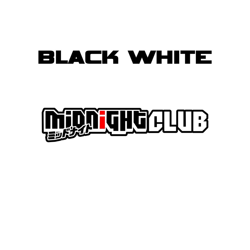 Midnight club design sticker decals for Click,Aerox,Nmax,PCX,ADV,Mio ...