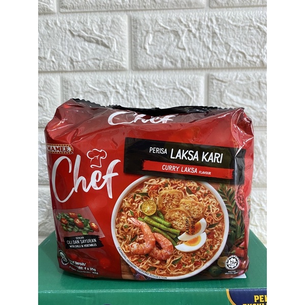 Mamee CHEF CURRY LAKSA Content 4 Wrapping IMPORT | Shopee Philippines