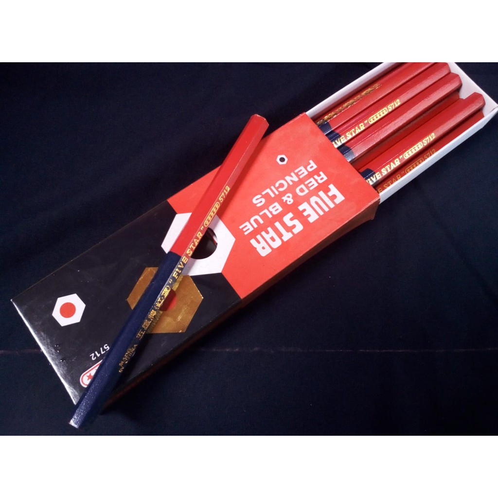 MERAH 1 RED PENCIL LARGEbiru | Shopee Philippines