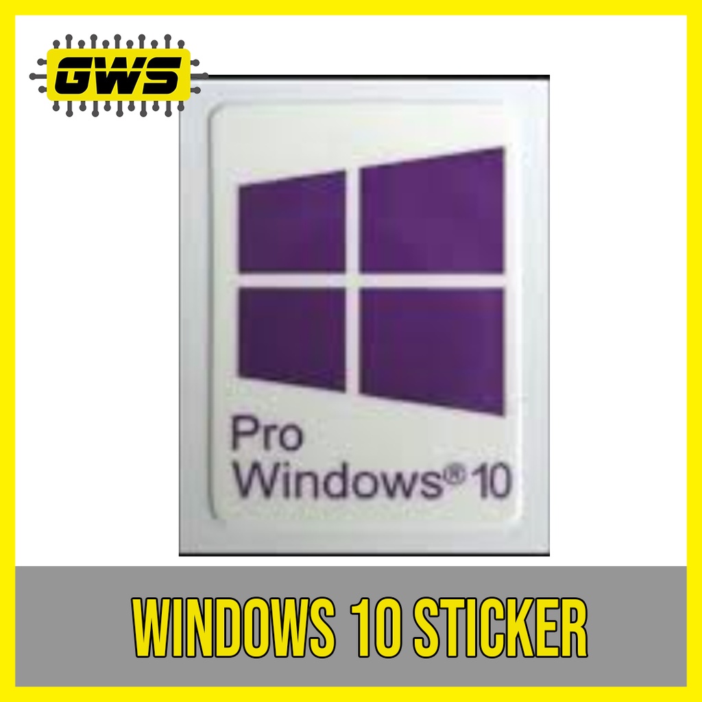 Intel Windows10 label WIN10 sticker desktop laptop LOGO sticker PURPLE ...