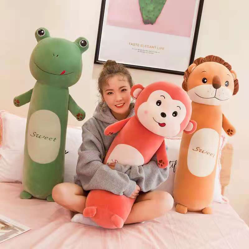 GM,Cartoon monkey plush toy doll cute girl holding sleeping pillow ...