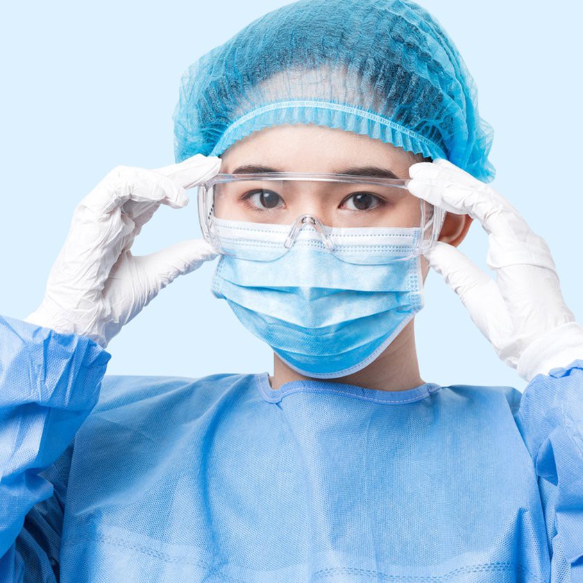 Safety Glasses Lab Eye Protection Protective Eyewear Clear Workplace ...