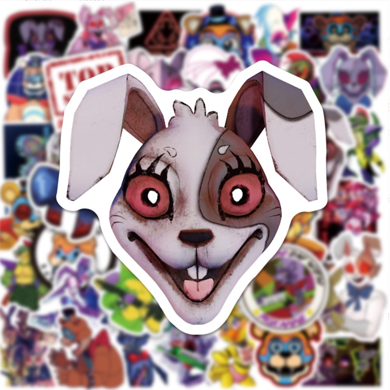 New 50pcs PVC Five Nights At Freddy's FNAF Security Breach Horror Games ...