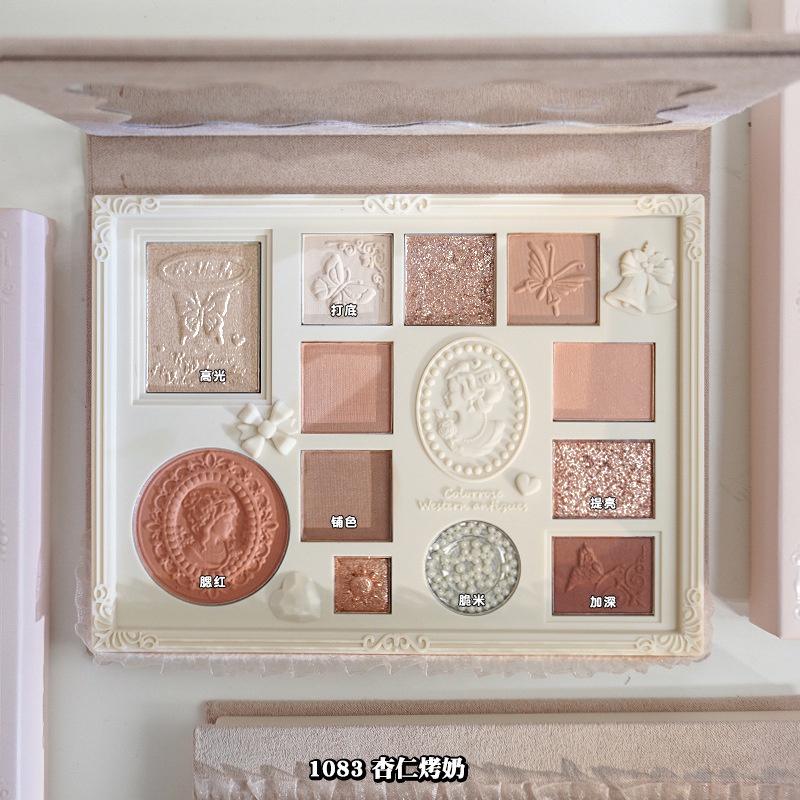 Colorrose Blush and Highlight All-in-One Cream Tea Embossed Eyeshadow ...