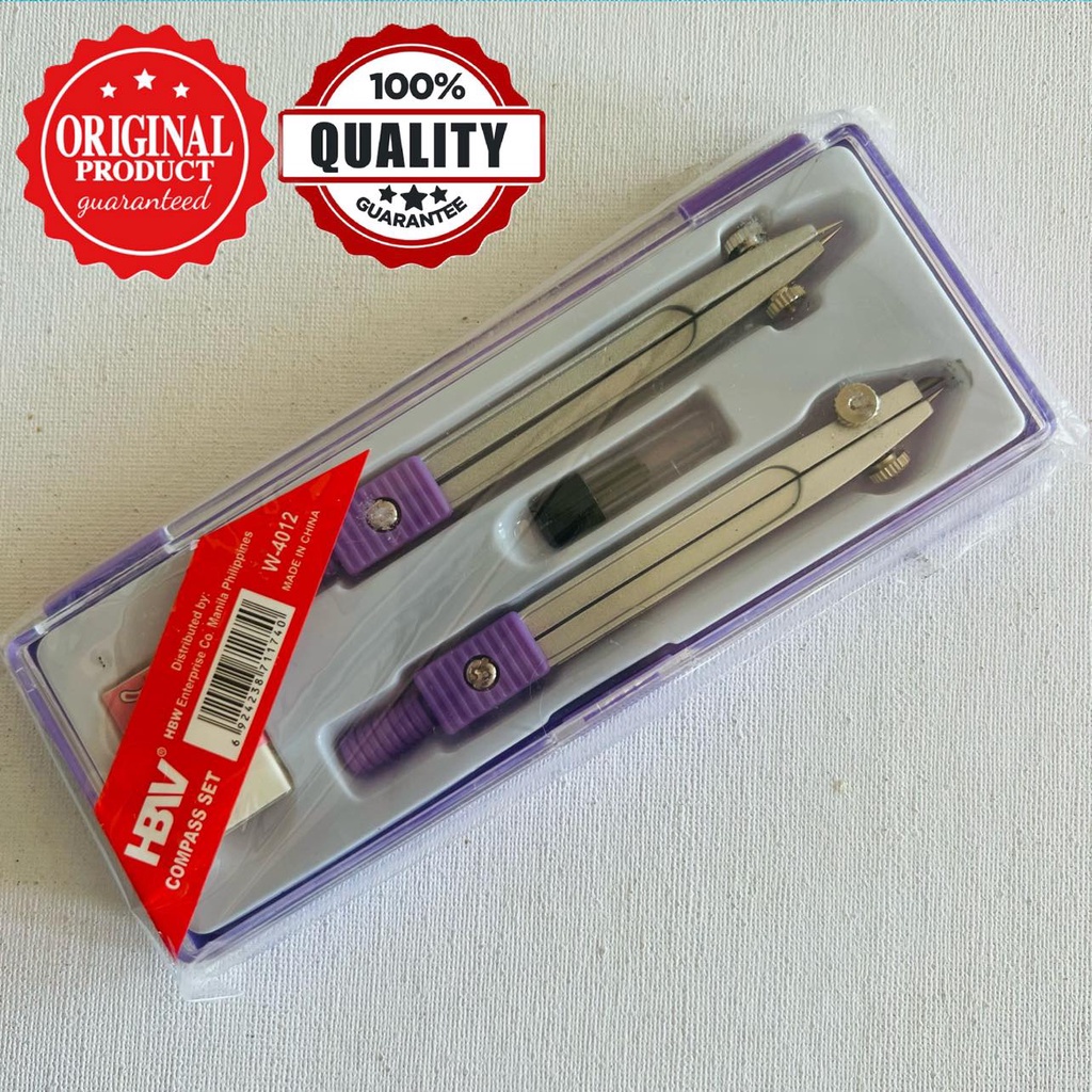 HBW COMPASS SET W-4012 with Lead and Eraser | Shopee Philippines