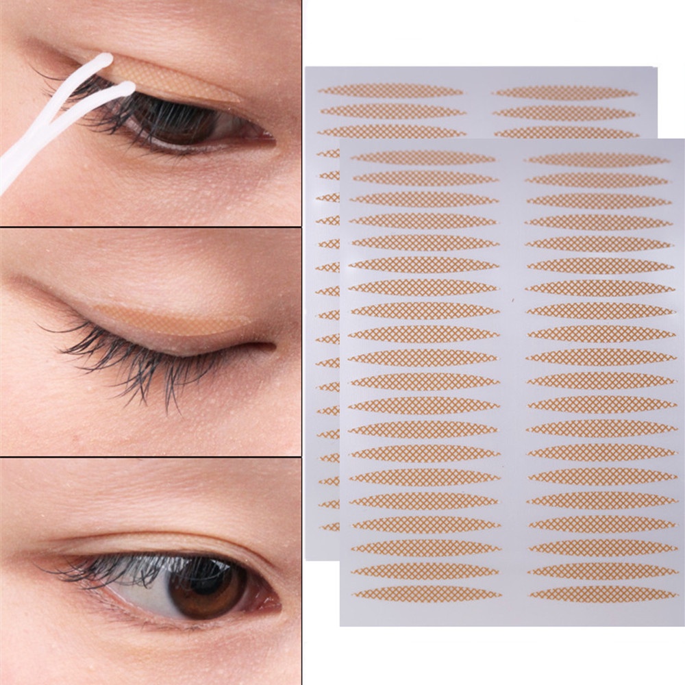 1 Sheet 40Pcs Invisible Eyelid Sticker Double Eyelid Stickers ...