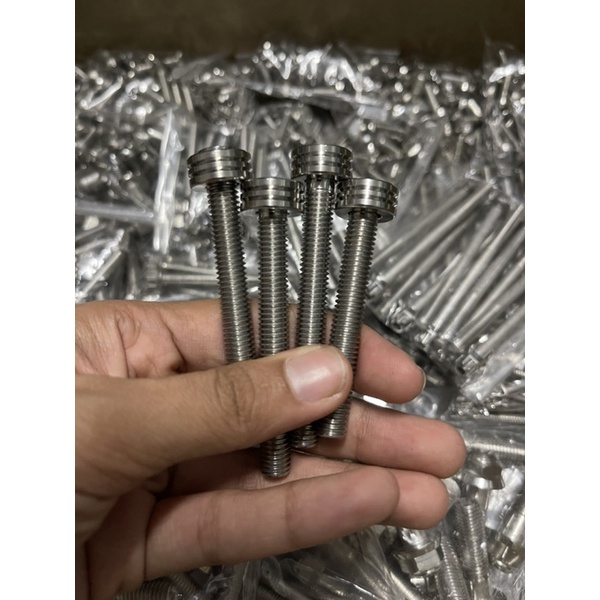 Genuine Stainless Steel Bushing Wave Anti-Fall Nut W125rs (Set Of 4 ...