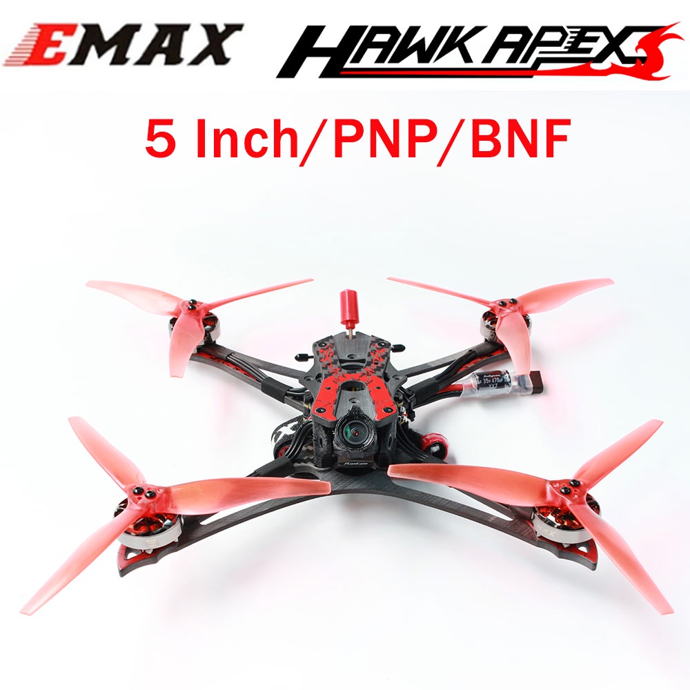 Emax Hawk Apex 5 Inch 4S 6S FPV Racing Drone PNP BNF With STM32F722 FC ...