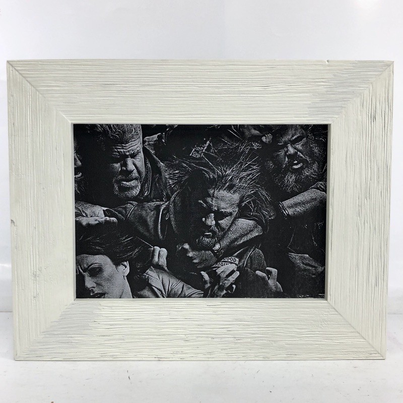 5x7" SONS OF ANARCHY JAX TELLER Tv Show SOA Genuine Wood HIGH QUALITY ...
