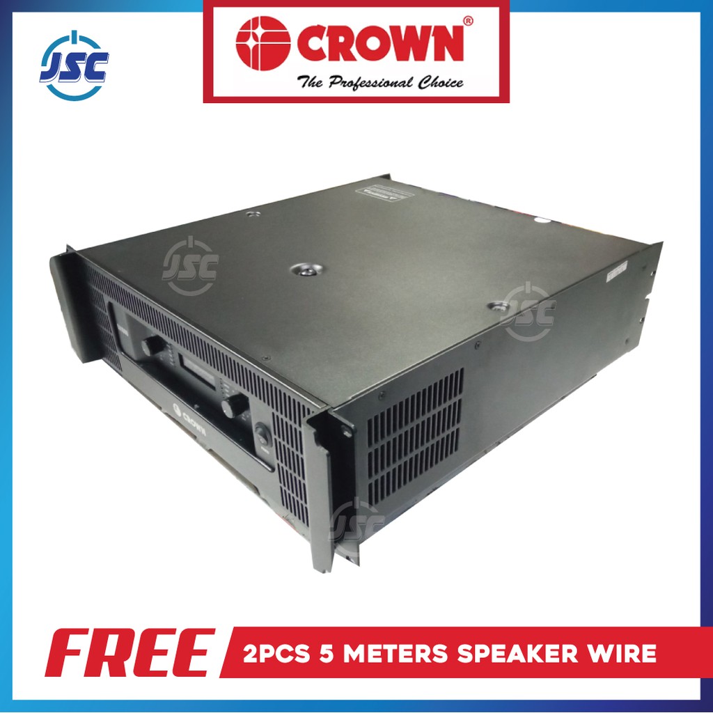 Crown CA-1600 1600Wx2 8 Ohms Digital Powered Amplifier | Shopee Philippines