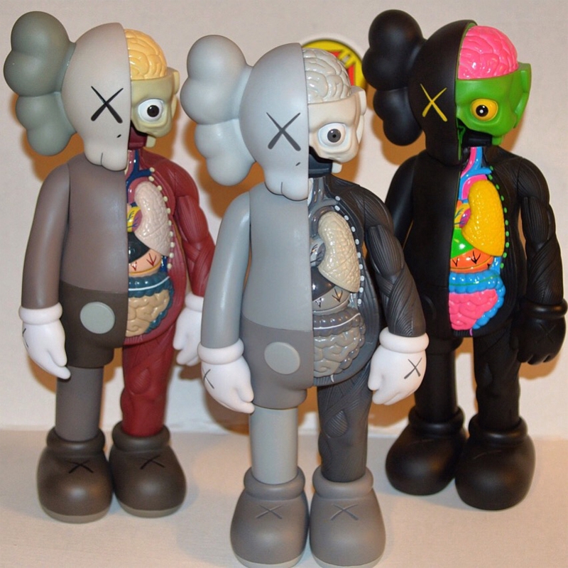 37cm Designer Anatomy 16 Inch Anatomy KAWS Action Figure Doll CAMPANION ...
