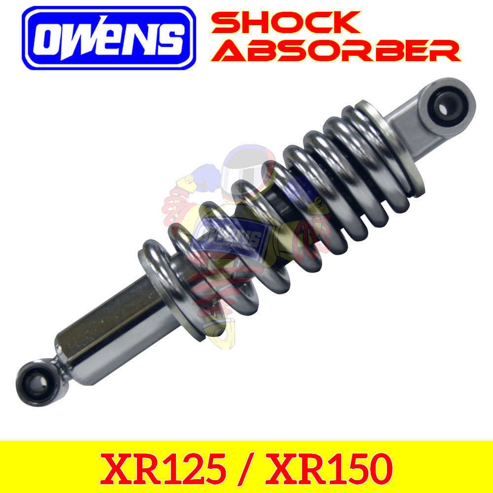 OWENS XR125 / XR150 Rear Shock Absorber (Monoshock) [Black, Chrome, Red ...