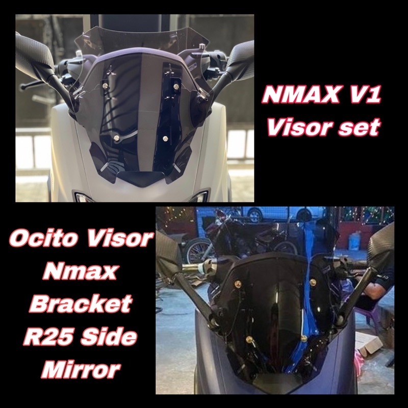 Nmax V1 Visor Set (Ocito BriModWorx) | Shopee Philippines