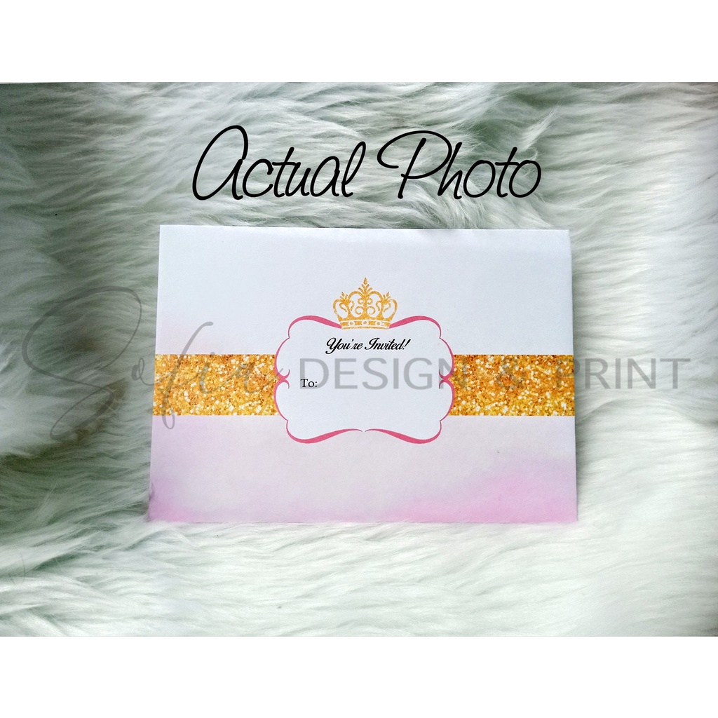 Royal Princess Special Envelope(100gsm) for Invitation Card Birthday ...