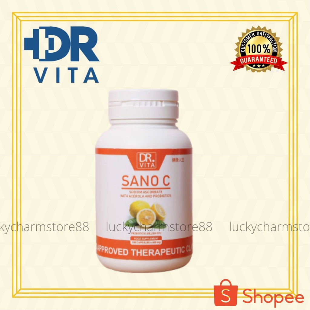 Authentic Dr. Vita Sano C Vitamins (100 Capsules) | Shopee Philippines