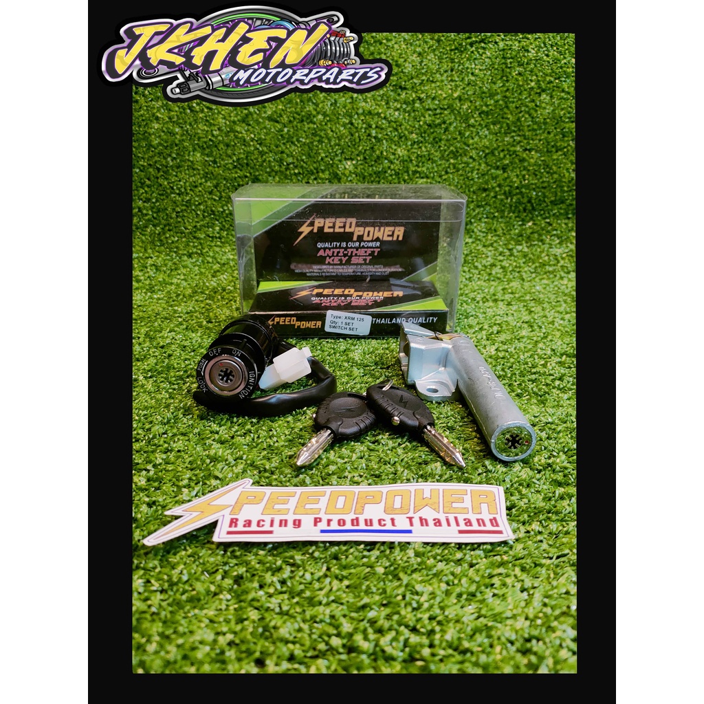 ANTI THEFT KEY IGNITION SWITCH SPEED POWER FLOWER TYPE HONDA XRM 125 ...