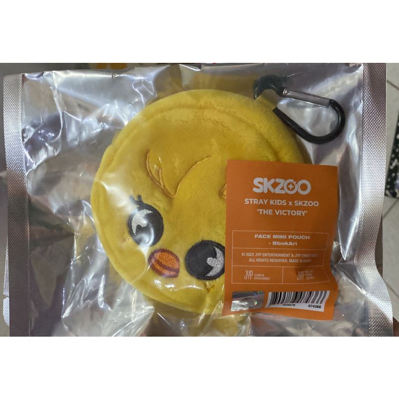 Mini face pouch bbokari plushie skzoo bbokkari stray kids skz felix pop ...