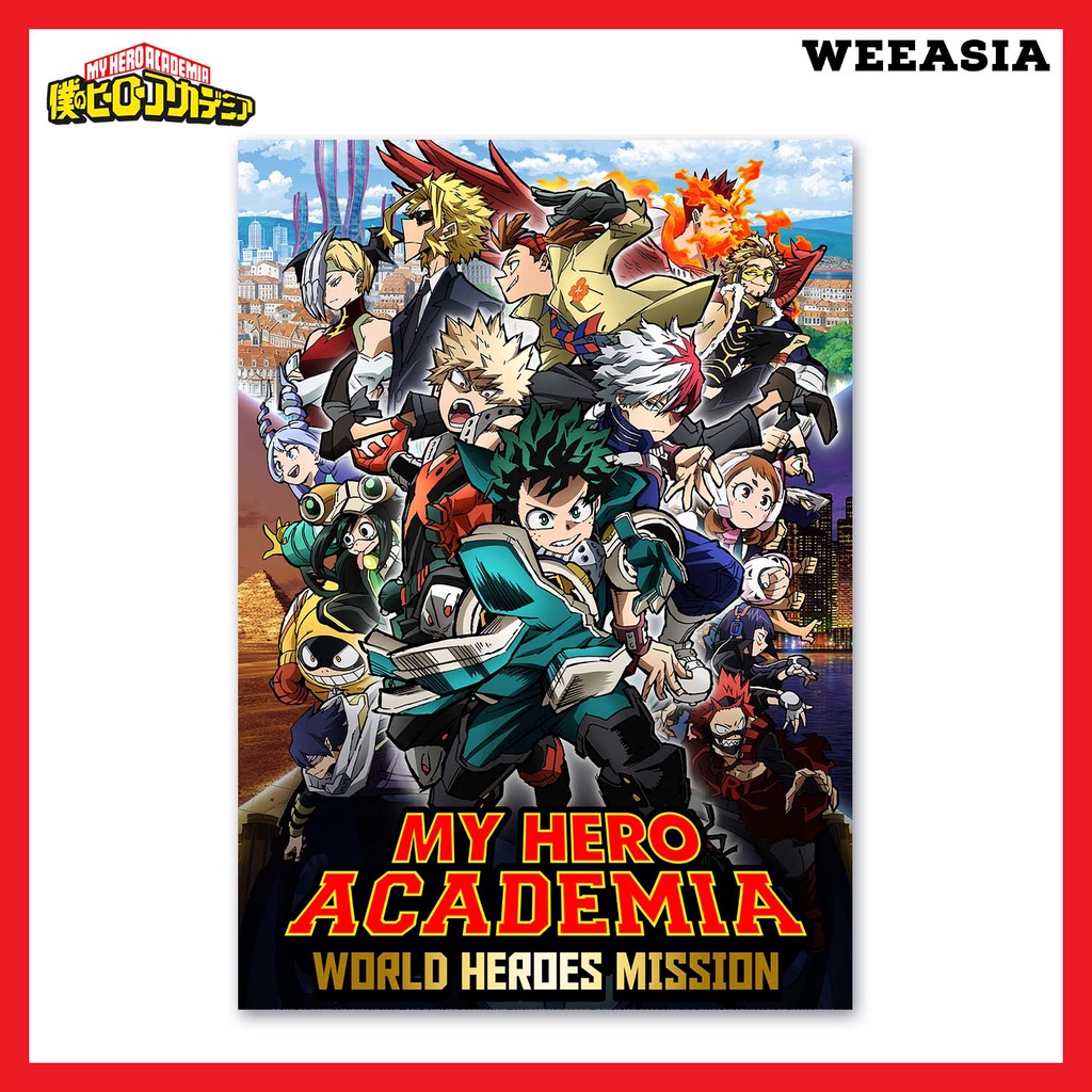 MY HERO ACADEMIA Anime A4 Posters HD Print with FREEBIES | WEEASIA ...