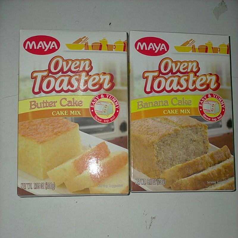 Maya Banana Cake Mix 230g/butter cake 200g | Shopee Philippines