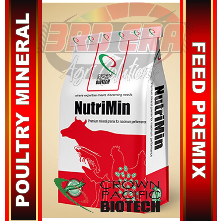 POULTRY MINERAL FEED PREMIX at 25 kilo packaging - NUTRIMIN Crown ...