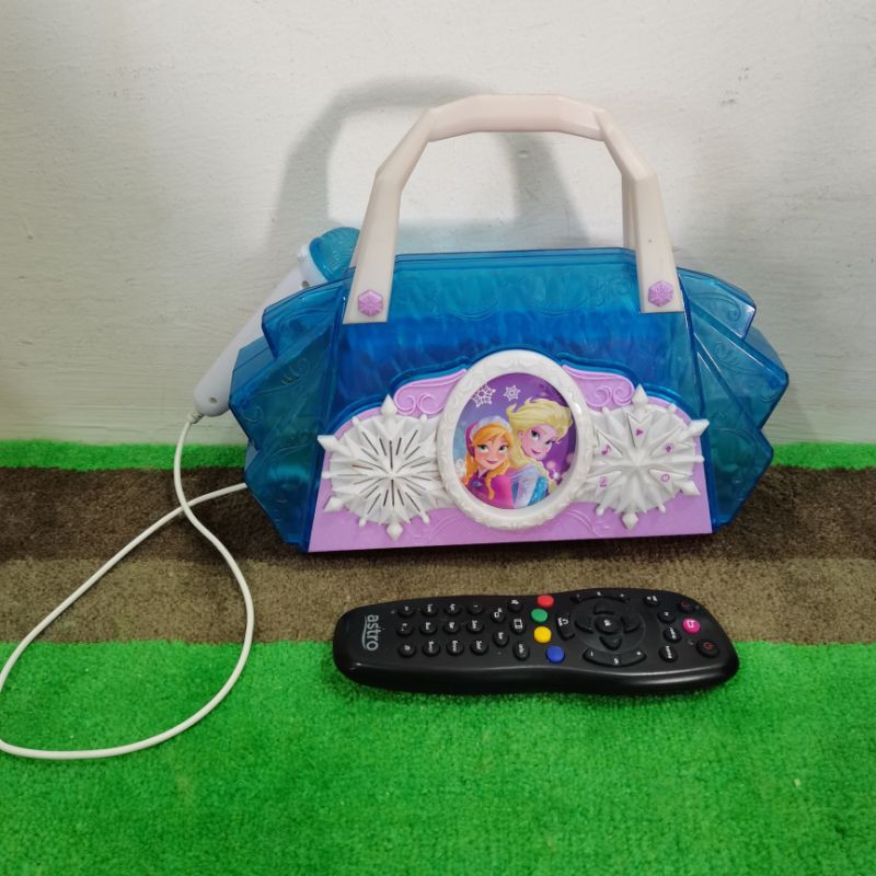 Disney Frozen Anna Elsa Karaoke Speaker Cool Tunes Sing Along | Shopee ...