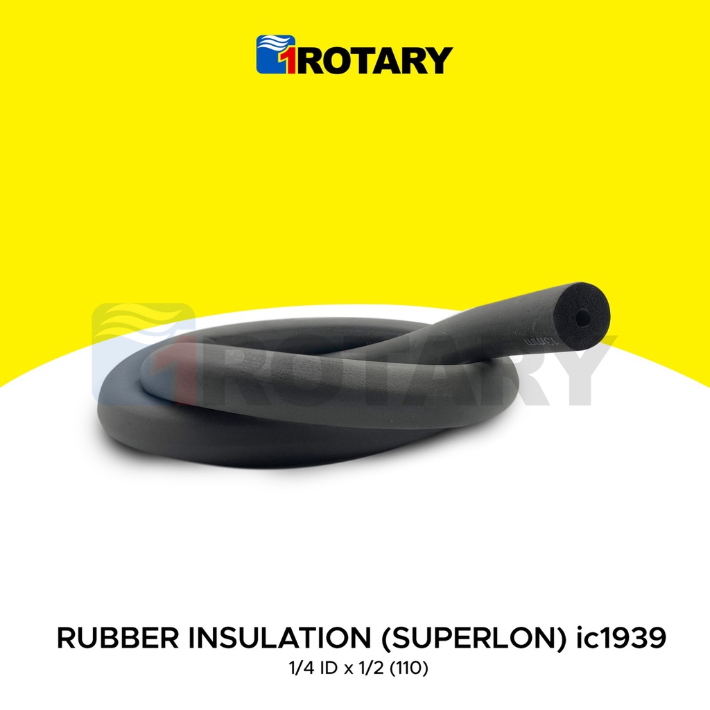 1ROTARY Rubber Insulation (Superlon) 1/4 ID x 1/2 (110) IC1939 2pcs ...