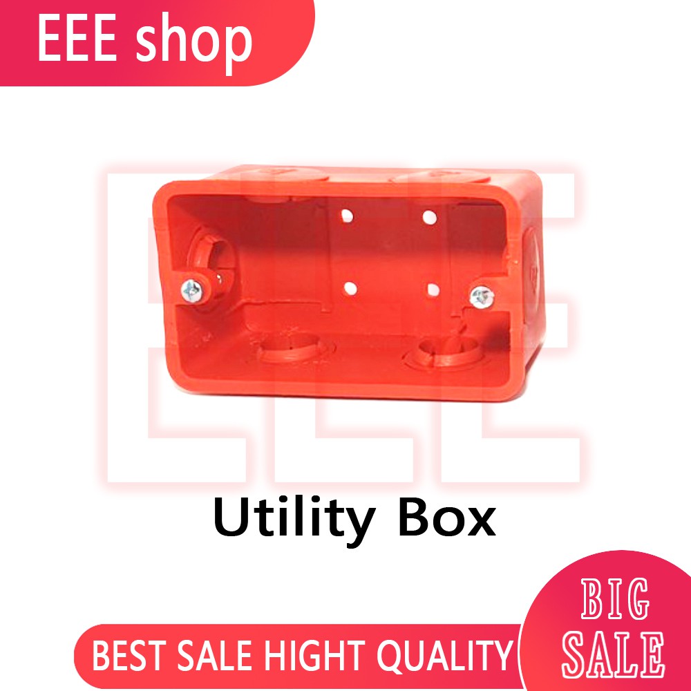 PVC ORANGE UTILITY BOX 2"X4" PER PC | Shopee Philippines
