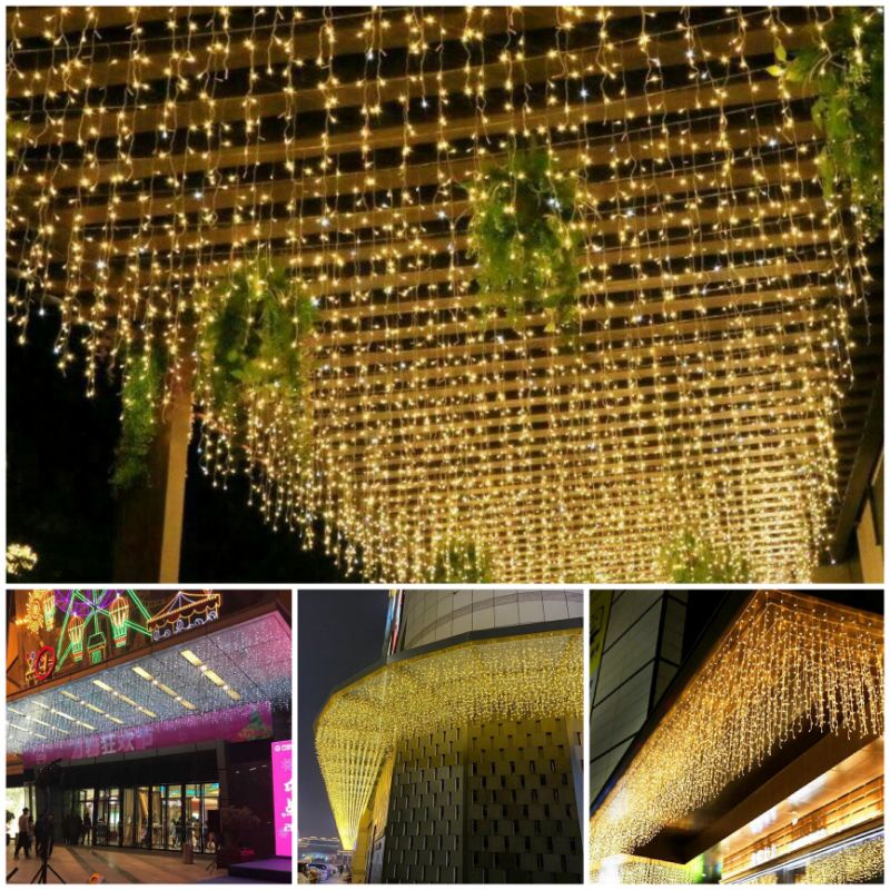 200L Christmas lamp decorative curtain lamp stable outdoor waterproof ...