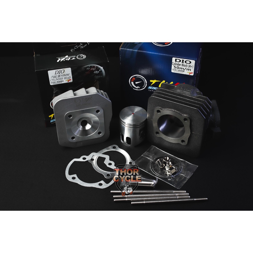 TWH 50mm Block Kit Honda Dio 1 / Dio 2 / Etc (2 Stroke) | Shopee ...