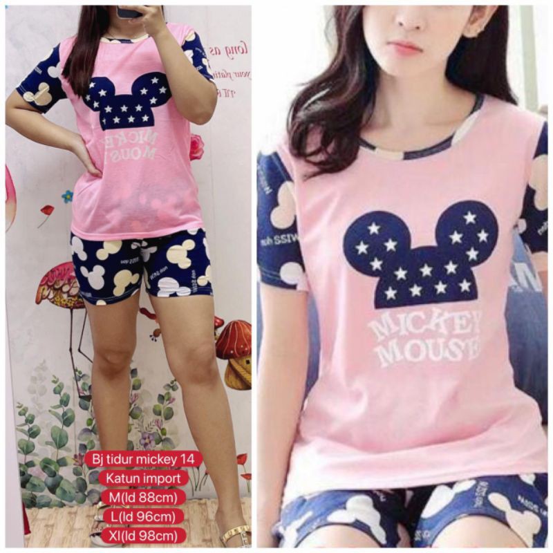 14 MICKEY Sleep Clothing (DETAIL DIPICT) | Shopee Philippines