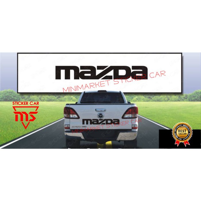 Mazda bt Rear Tailgate Car sticker sticker | Shopee Philippines