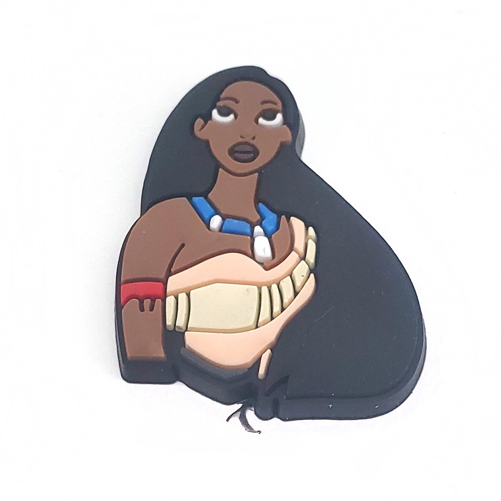 Cute Moana Disney Jibbitz Charm Snowhite Mermaid Jibits Croc Pins ...