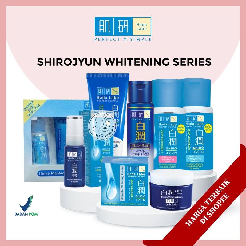 Hada LABO SHIROJYUN SERIES | Ultimate Whitening | Hadalabo | Shopee ...