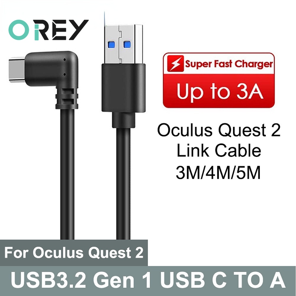 For Oculus Quest 2 Link Cable USB-C Cable Quest Link USB3.2 Gen1 Oculus ...