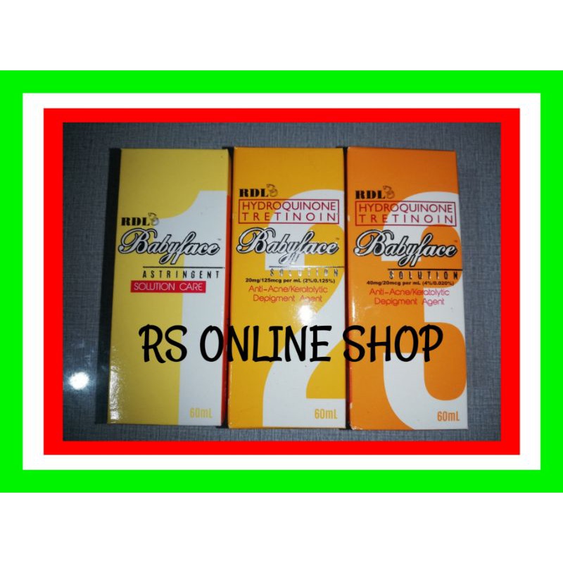 RDL BABY FACE NEW PACKAGING 1/2/ 3 🇮🇹 #RSONLINESHOP | Shopee Philippines