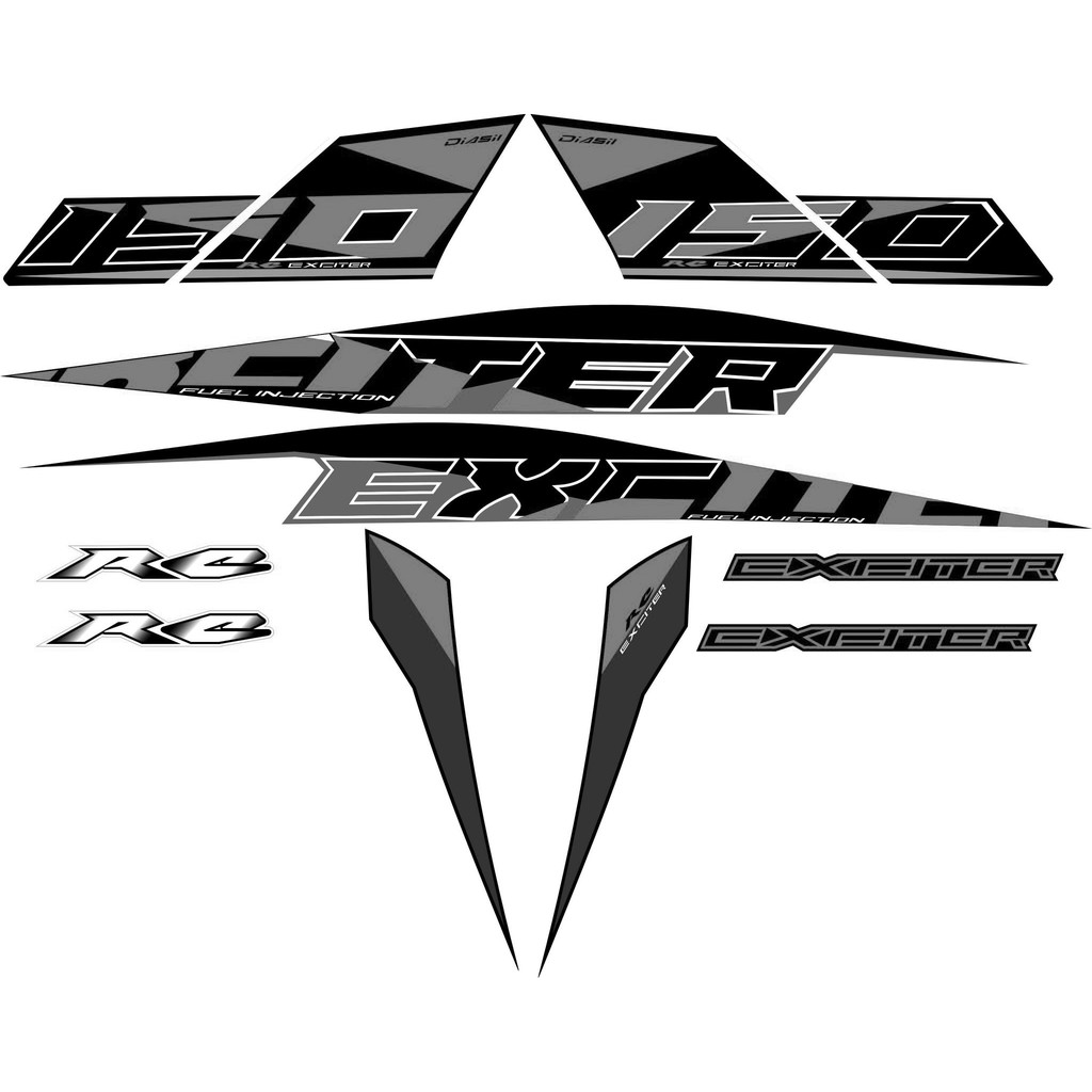 YAMAHA SNIPER150 EXCITER DECALS | Shopee Philippines